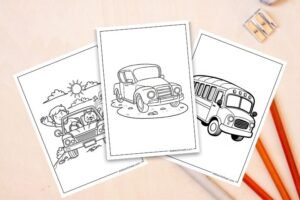Free 30 Vehicle Coloring Pages: Cars, Trucks, & More!